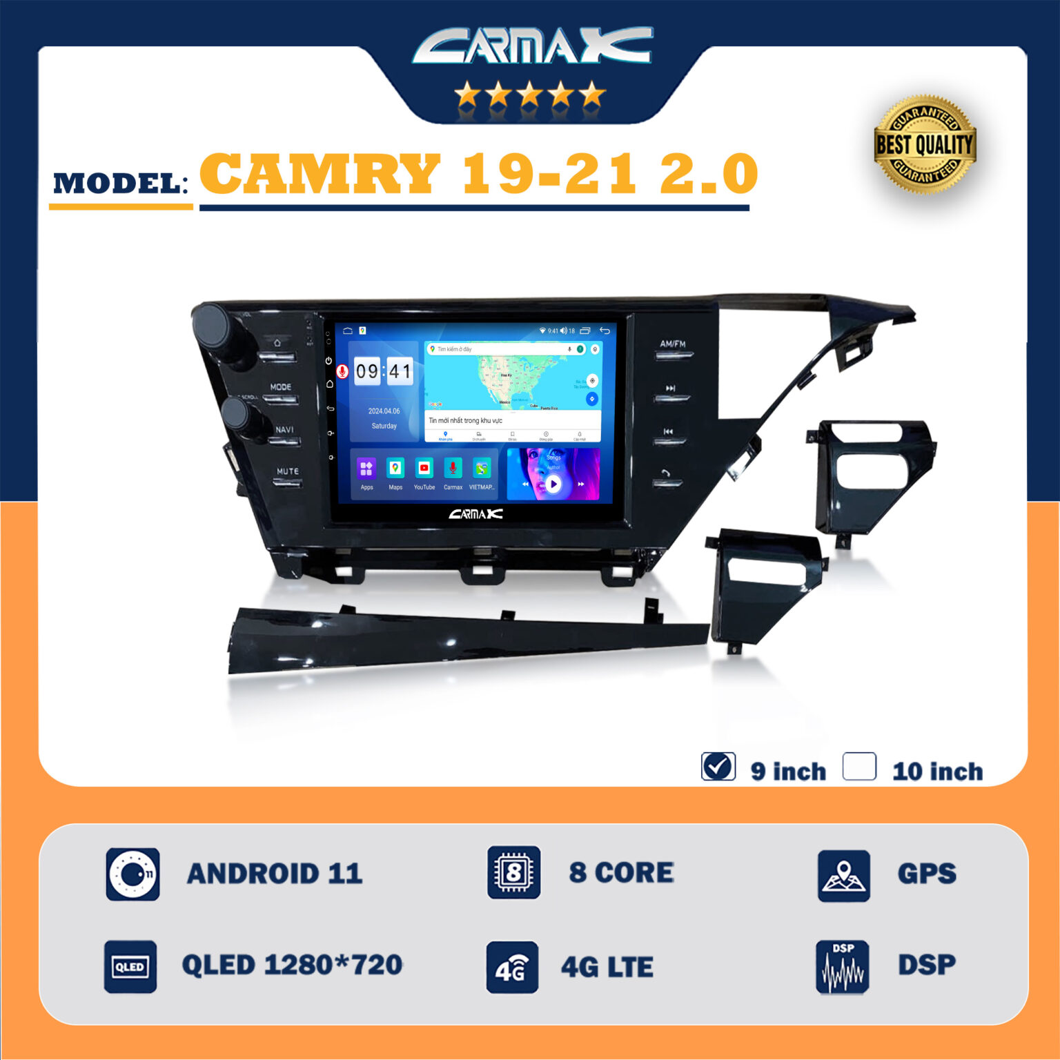 MẶT DƯỠNG DVD ANDROID TOYOTA CAMRY 2019 – 2021 2.0 – Chuyên Phân Phối ...